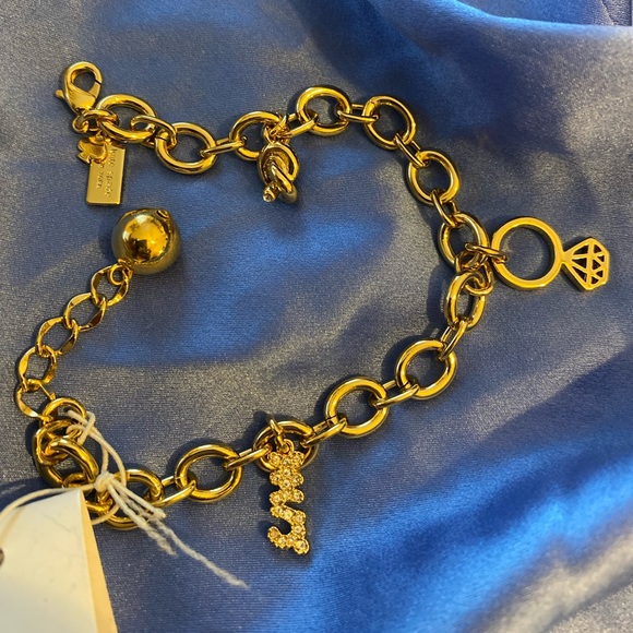 kate spade | Jewelry | Kate Spade How Charming Gold Tone Link Charm ...